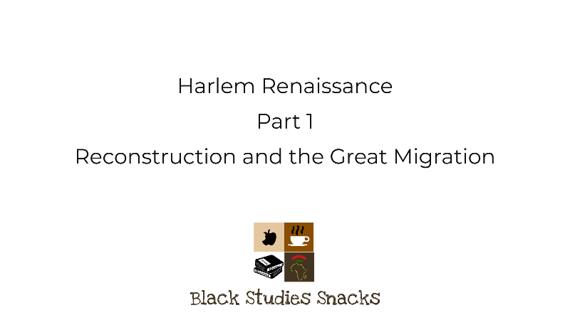 Introduction to Harlem Renaissance – Play Black Wall Street