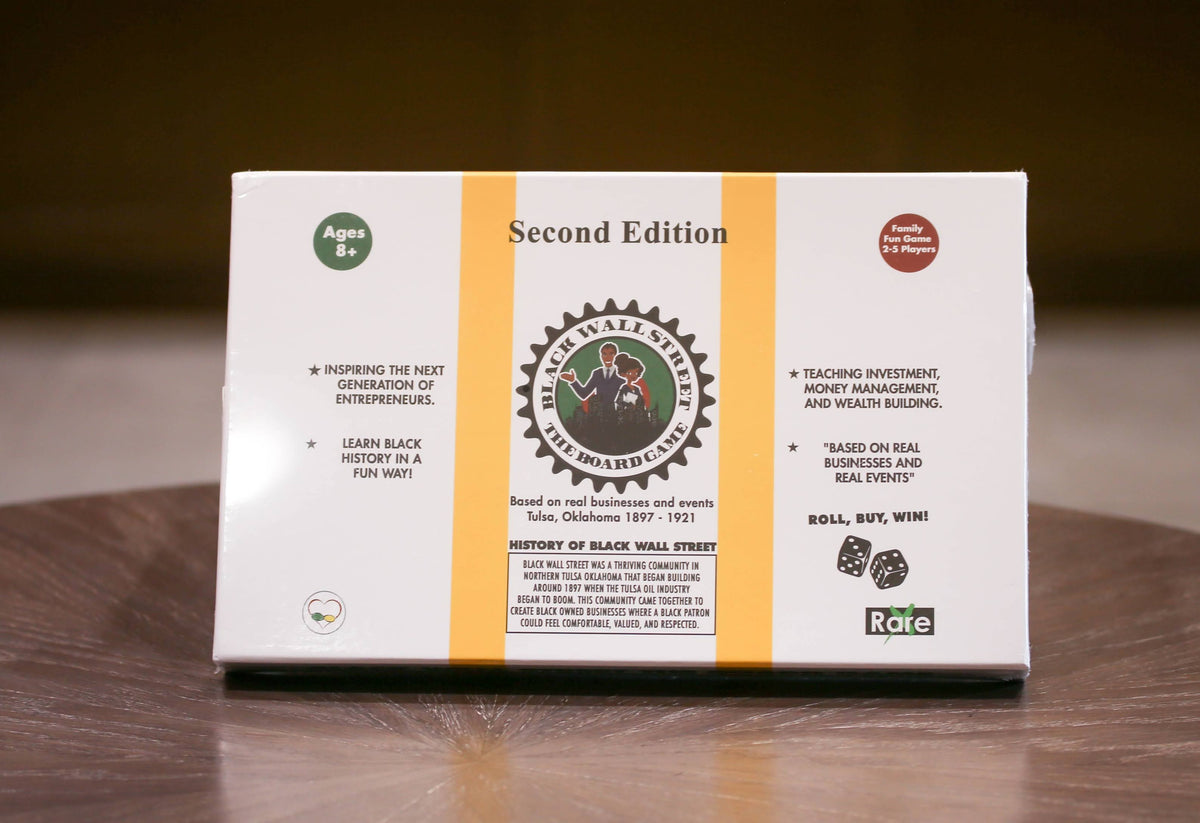 Black Wall Street the Board Game Rule Book – Play Black Wall Street